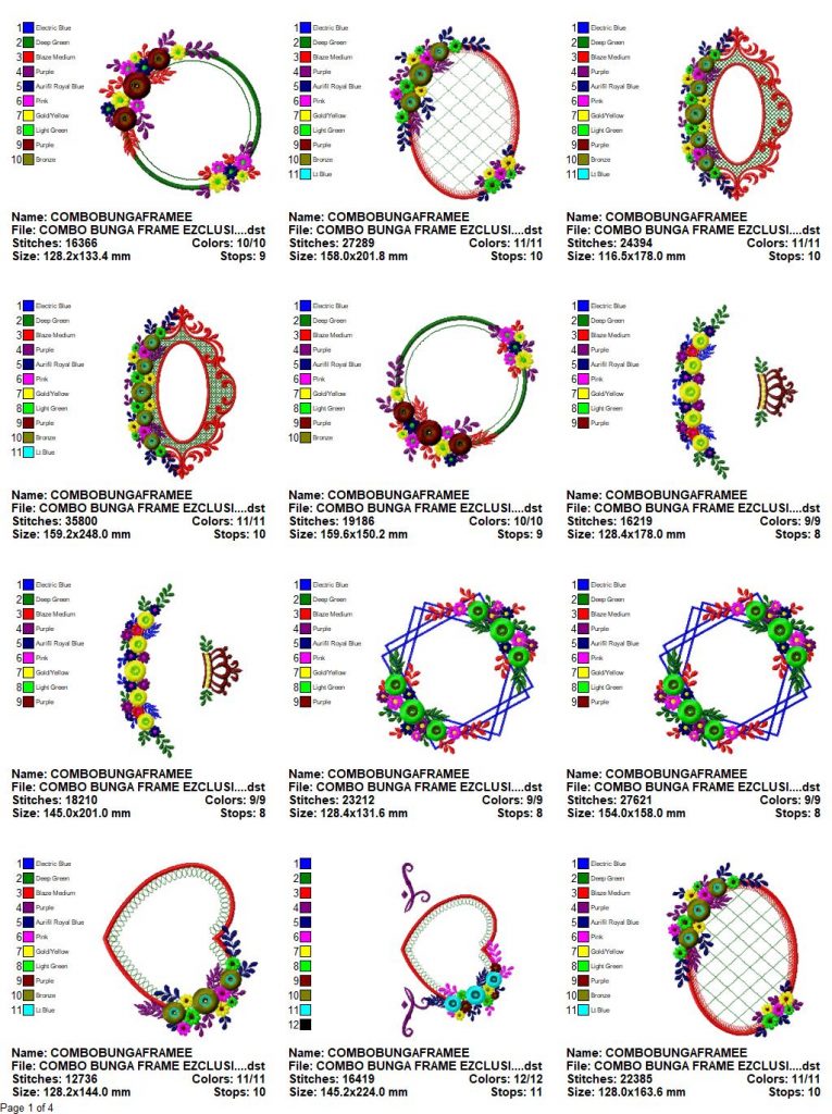 Combo Bunga Exclusive Frame – Hikayatsulaman.com